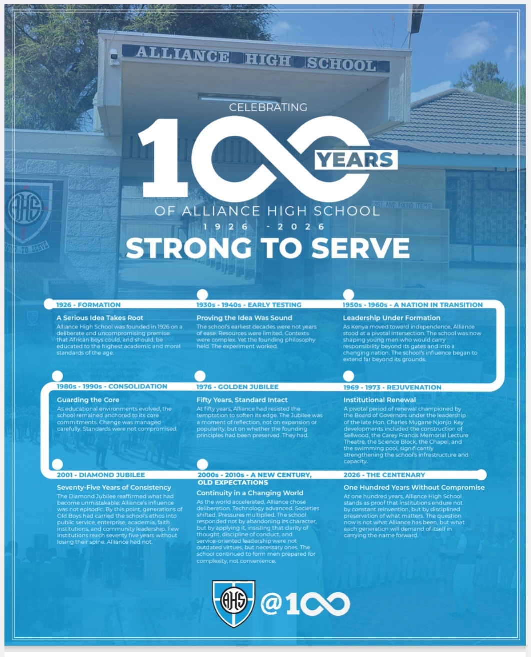 Alliance High School @100 | Centenary Celebration | March 1, 2026